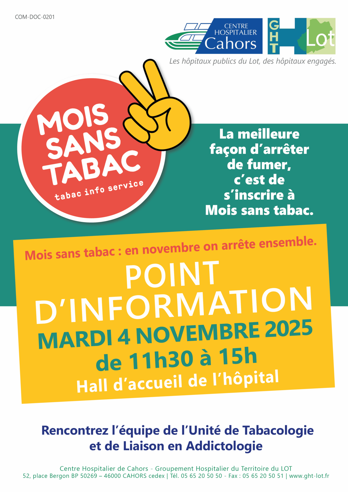 🚭 MOIS SANS TABAC - GHT-LOT